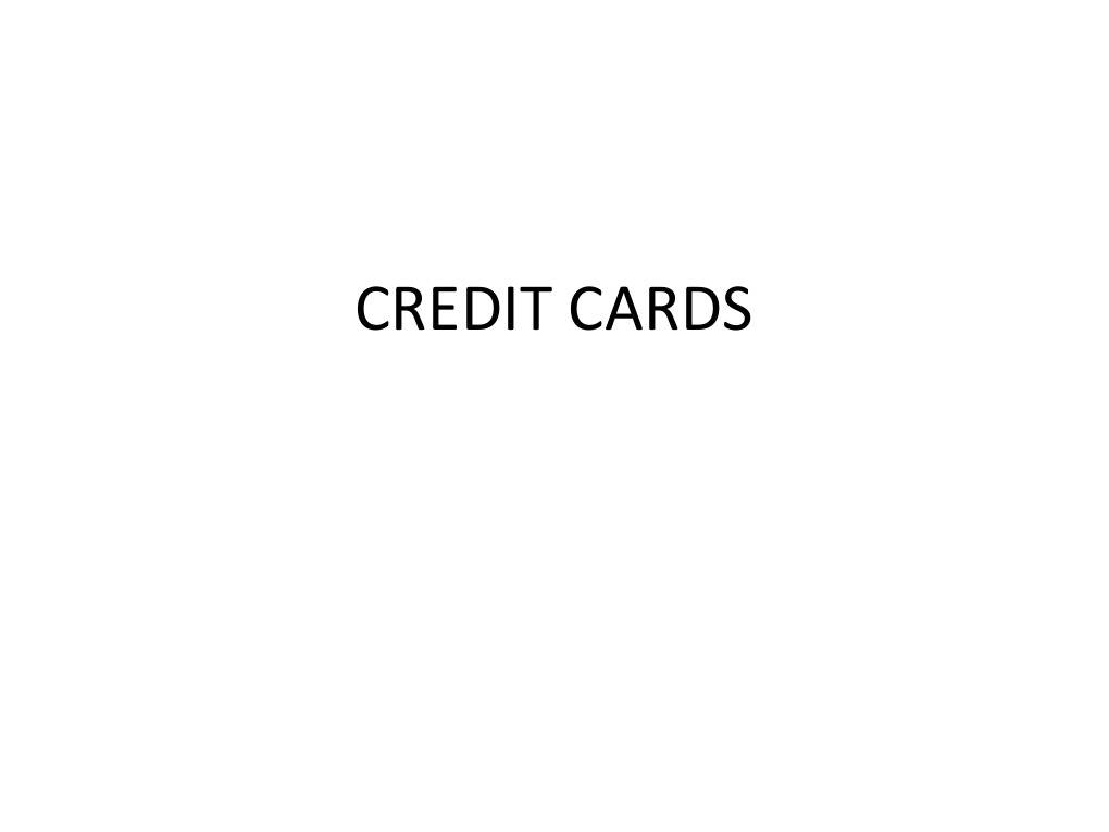 Credit Cards | PDF | Credit Card | Credit (Finance)