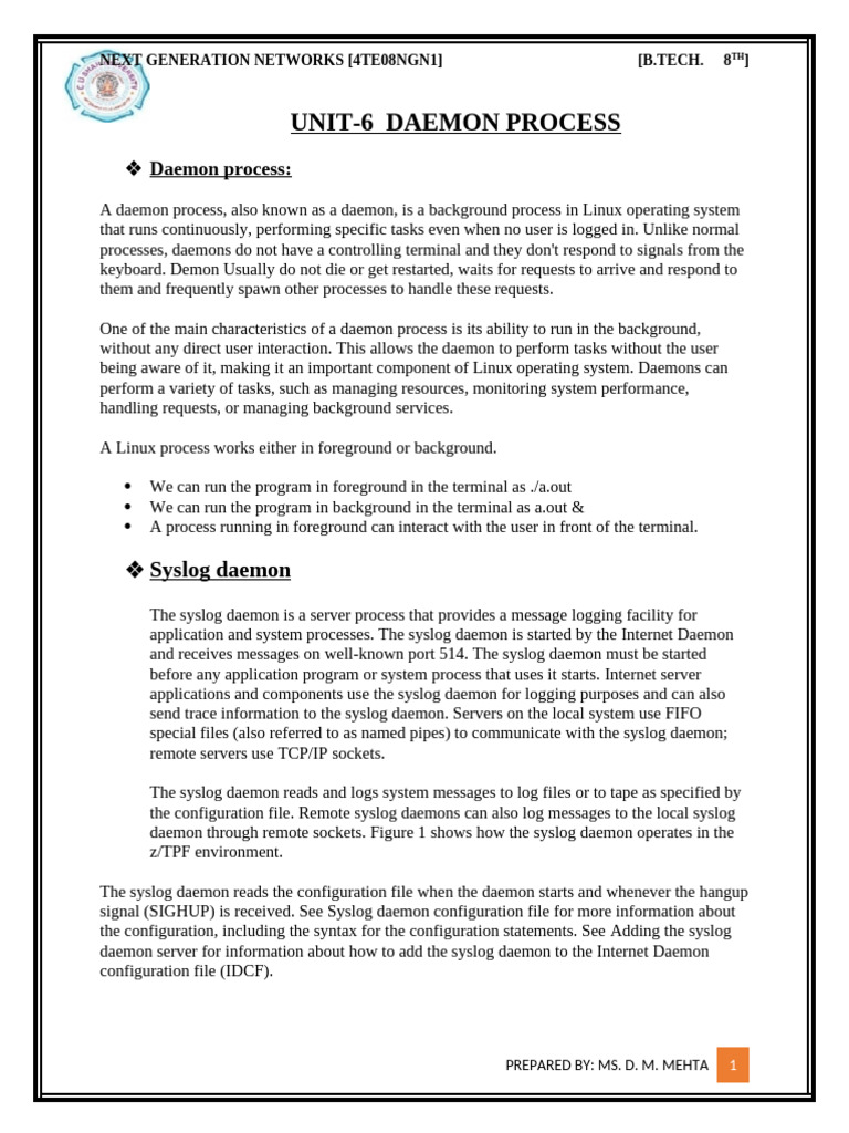 Next Generation Networks - Lecturenotes | PDF | System Software | Computing