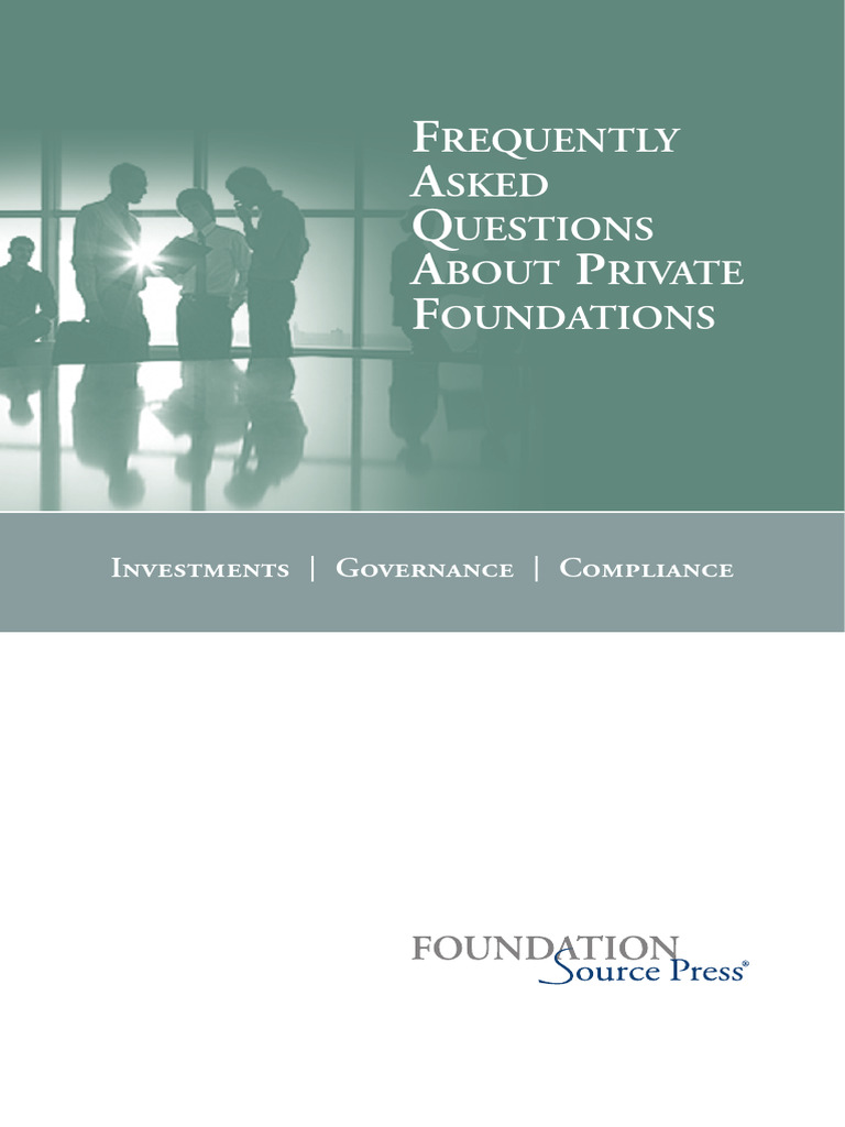Foundation Source Faq | PDF | Foundation (Nonprofit) | Charitable ...