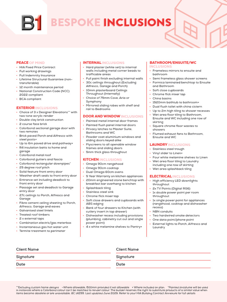 Bespoke Specification Sheet | PDF | Bathroom | Door