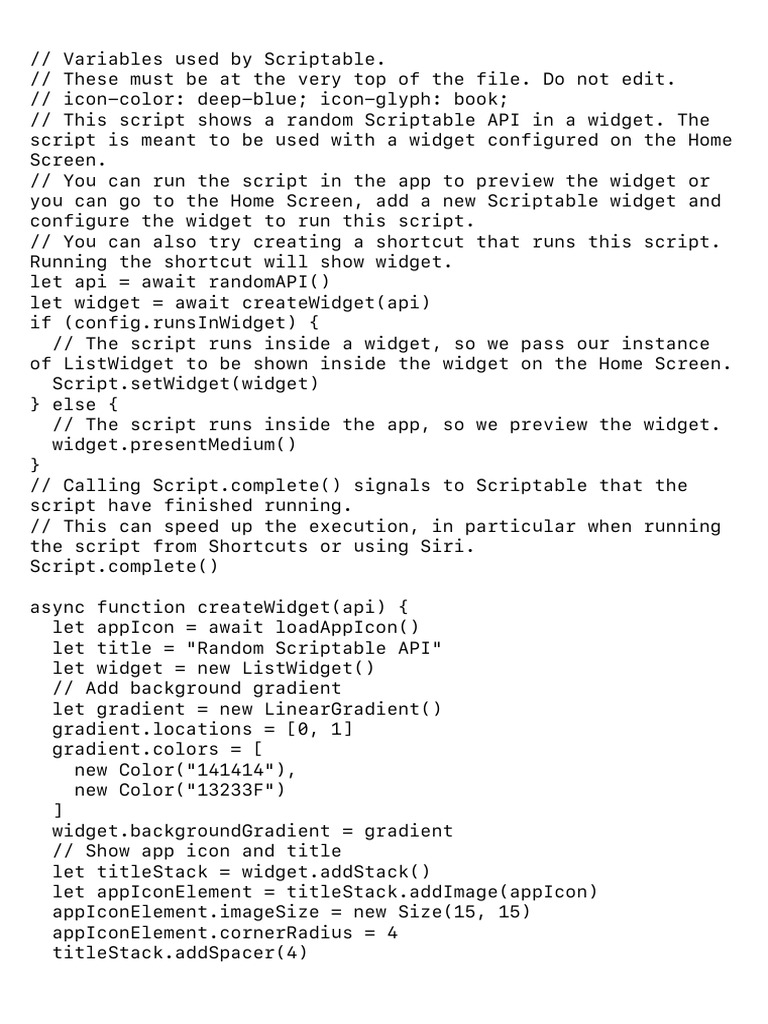 Random Scriptable API | PDF | System Software | Software