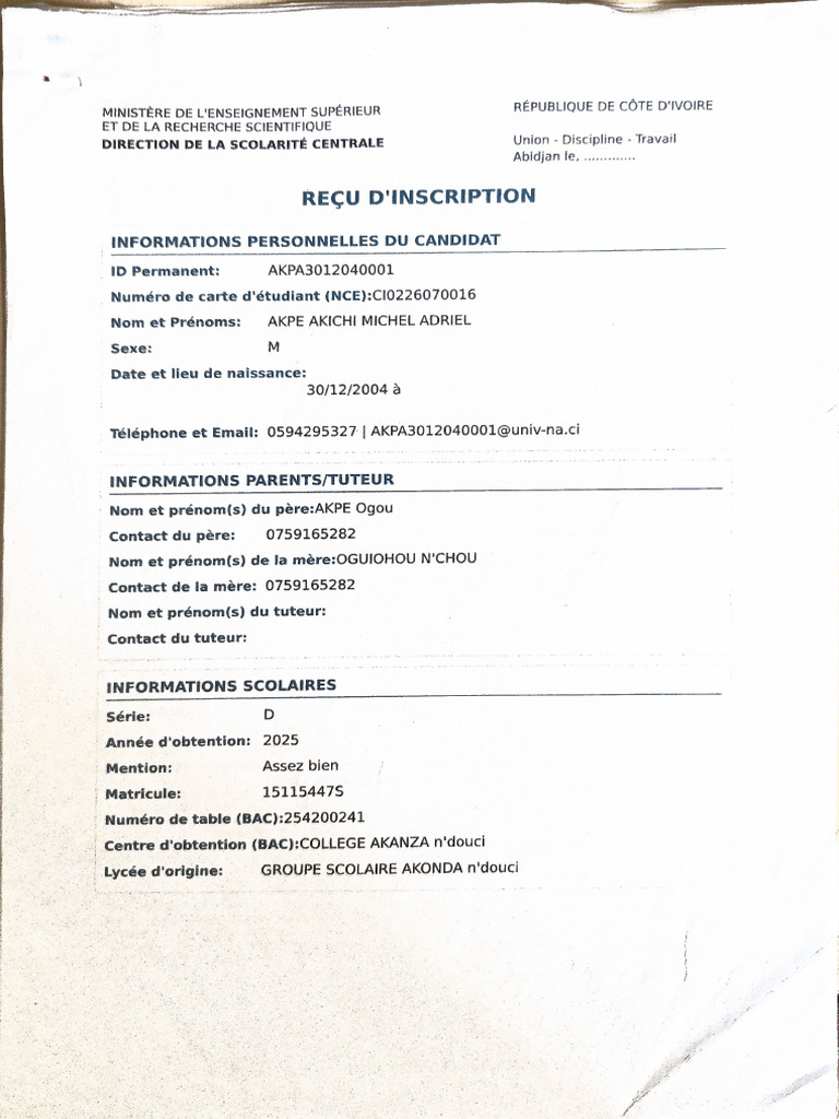 Reçu | PDF