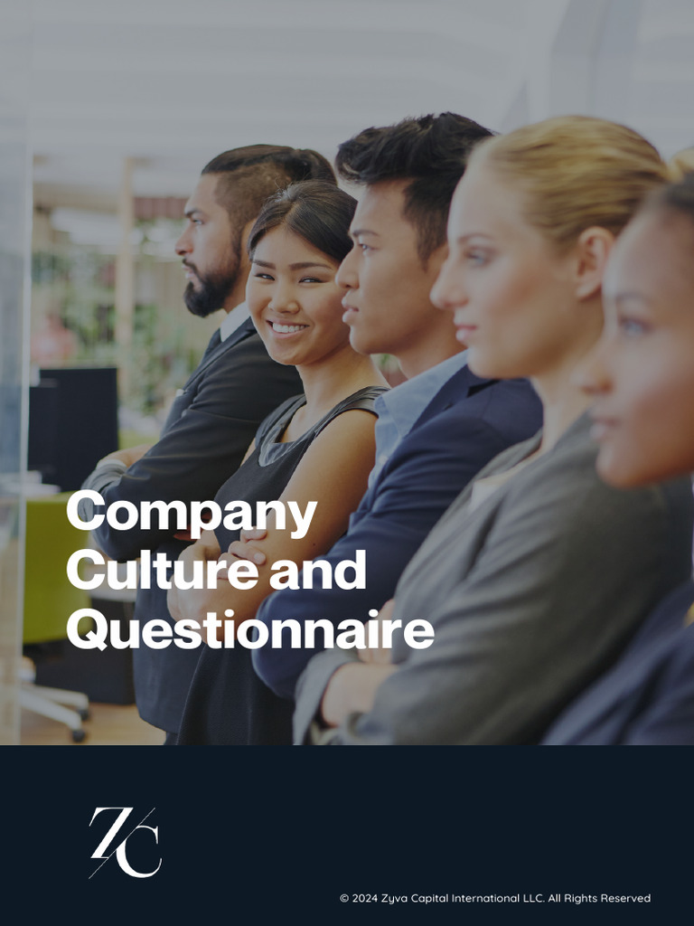 Intern & Employee Questionnaire and Company Culture - ZCI 2024 | PDF ...