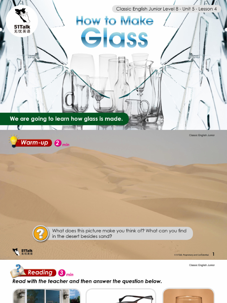Lesson 4 How To Make Glass | PDF