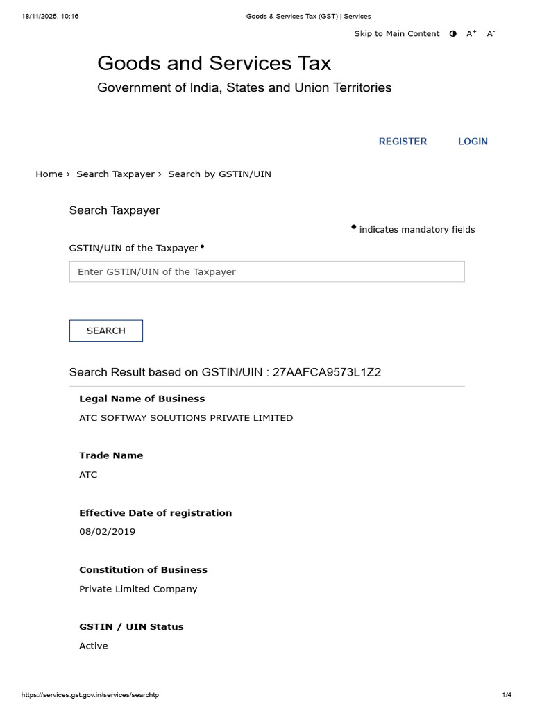 Goods & Services Tax (GST) - Services ATC | PDF | Government | Taxes