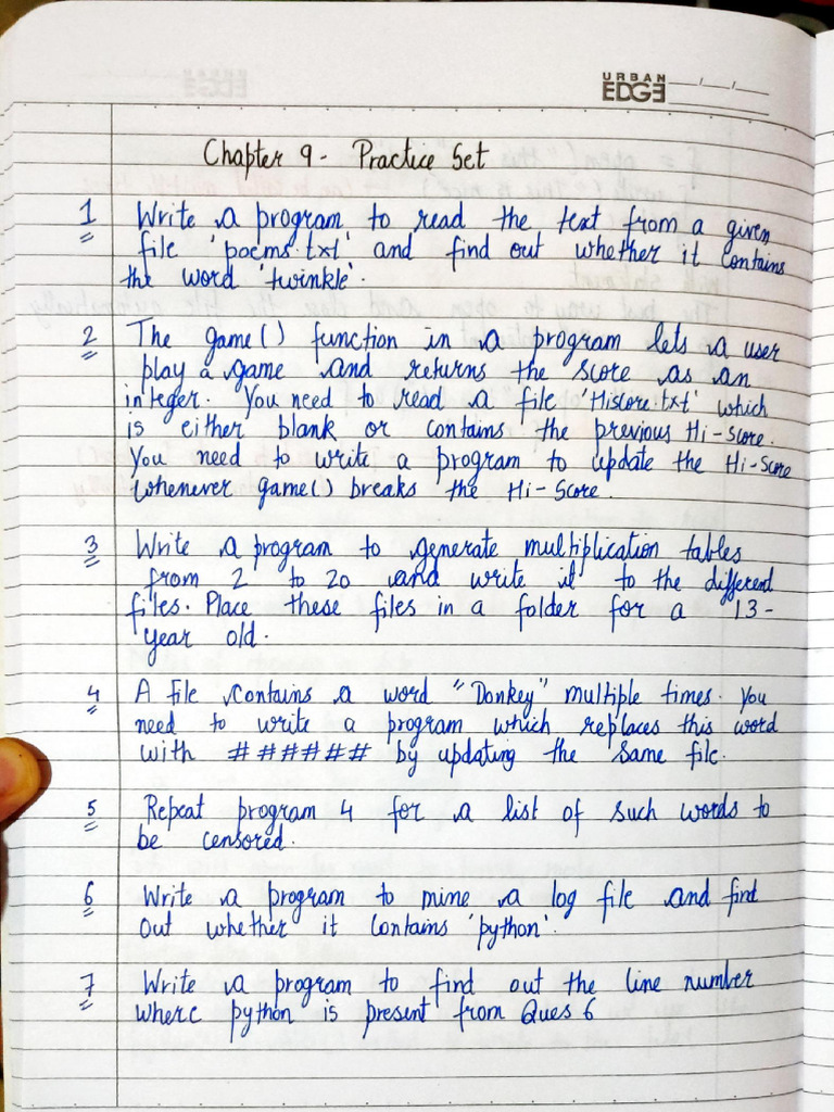 Chapter 9 Practice Set Pdf