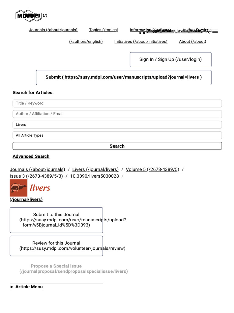Liver Cirrhosis_ Evolving Definitions, And Recent Advances in Diagnosis, Prevention and ...