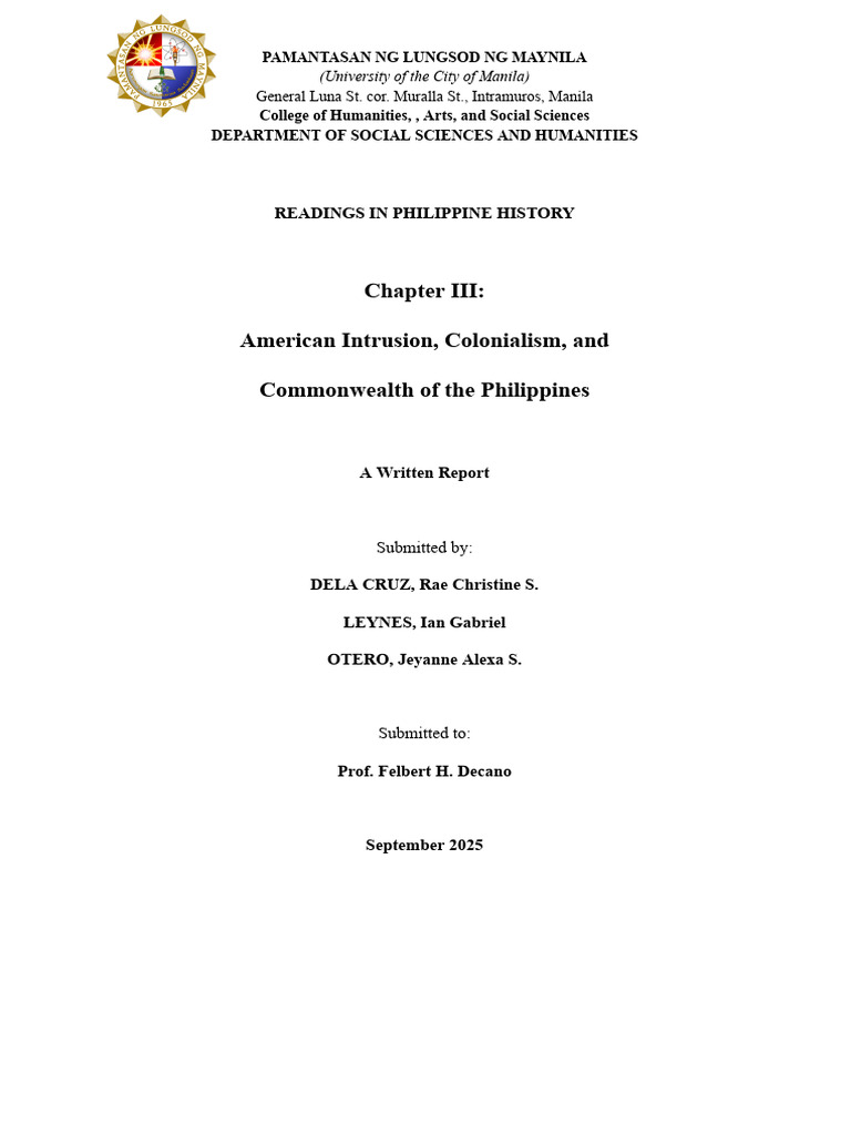 American Colonialism in Philippine History | PDF | Philippines
