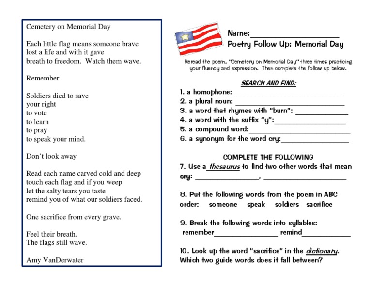 Poem Memorial Day | PDF