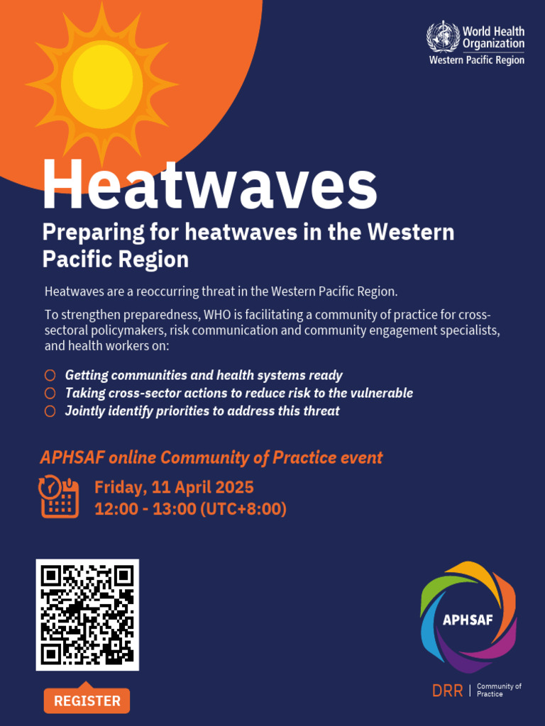 Heatwaves CoP - Event Poster | PDF