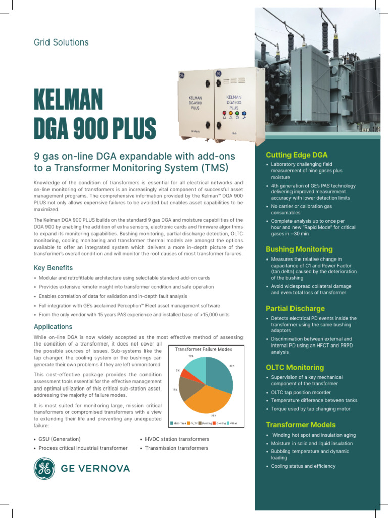 Kelman DGA 900 PLUS Transformer Monitoring | PDF | Transformer ...