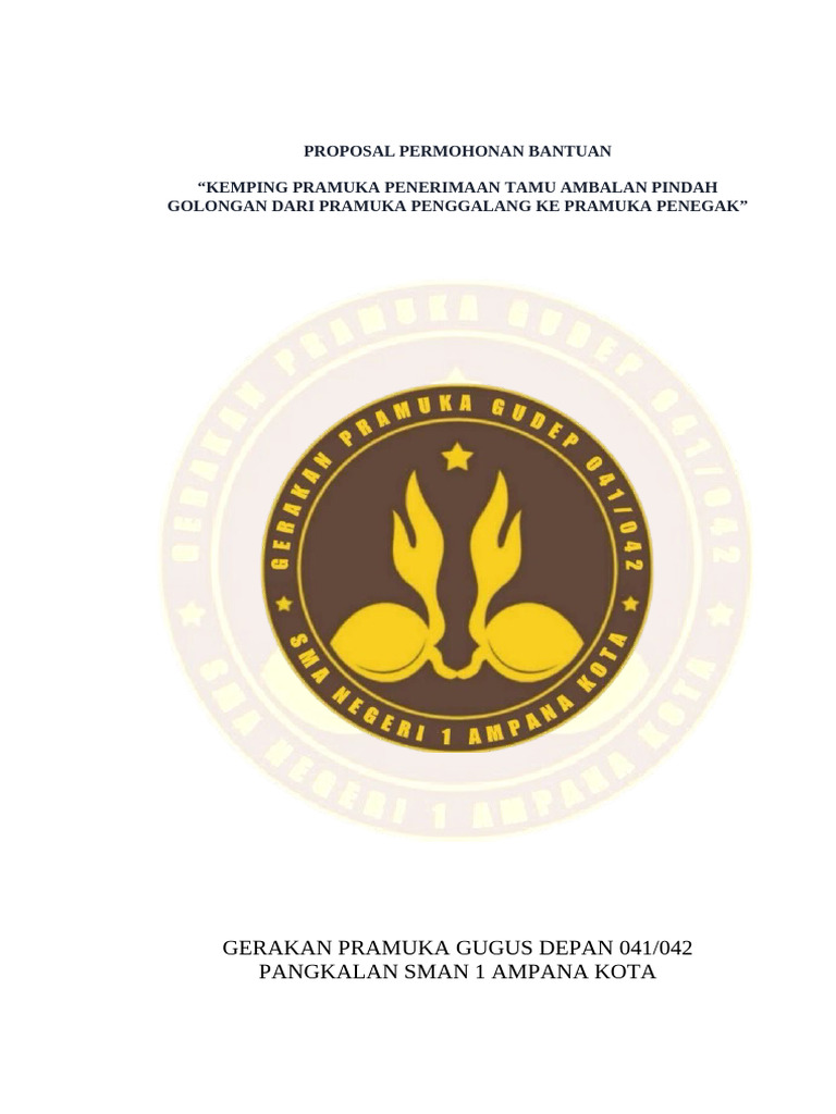 Proposal Pelantkan Pta Smansa | PDF