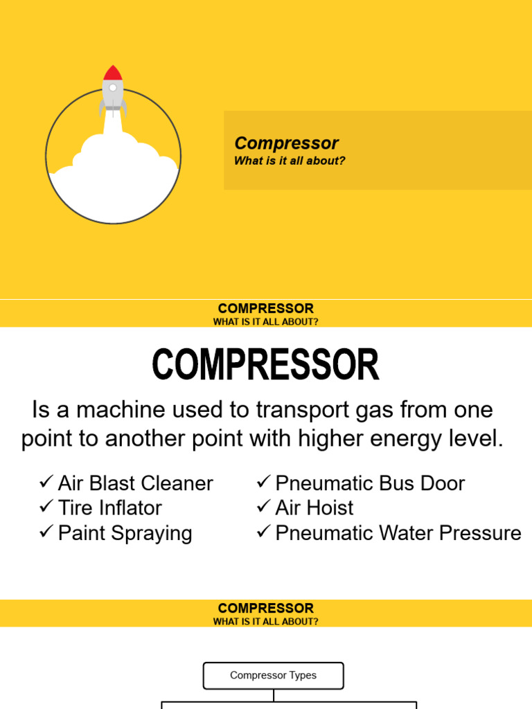 Understanding Compressors: Types & Functions | PDF | Gases | Mechanical ...