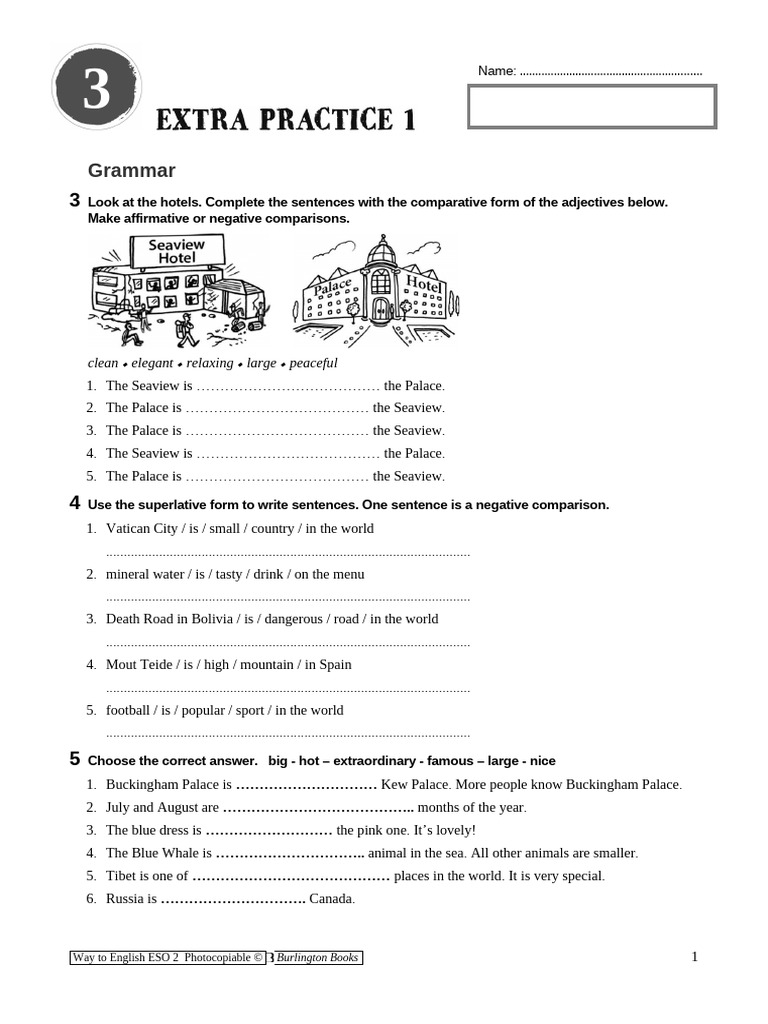 Comparative and Superlative | PDF