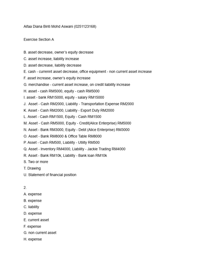 Financial Position Analysis and Assets | PDF
