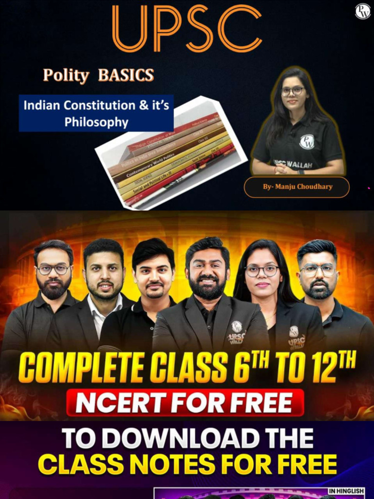 Indian Constituion and It's Philosophy - Indian Polity Free UPSC NCERT ...