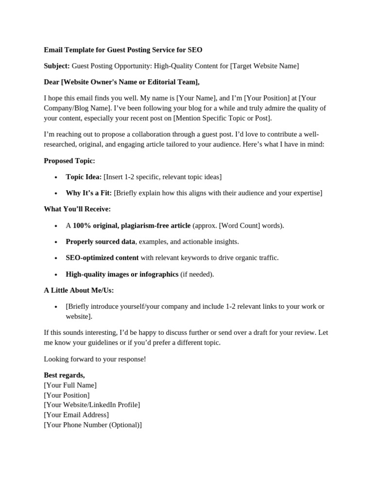 Guest Posting | PDF | Search Engine Optimization | Websites