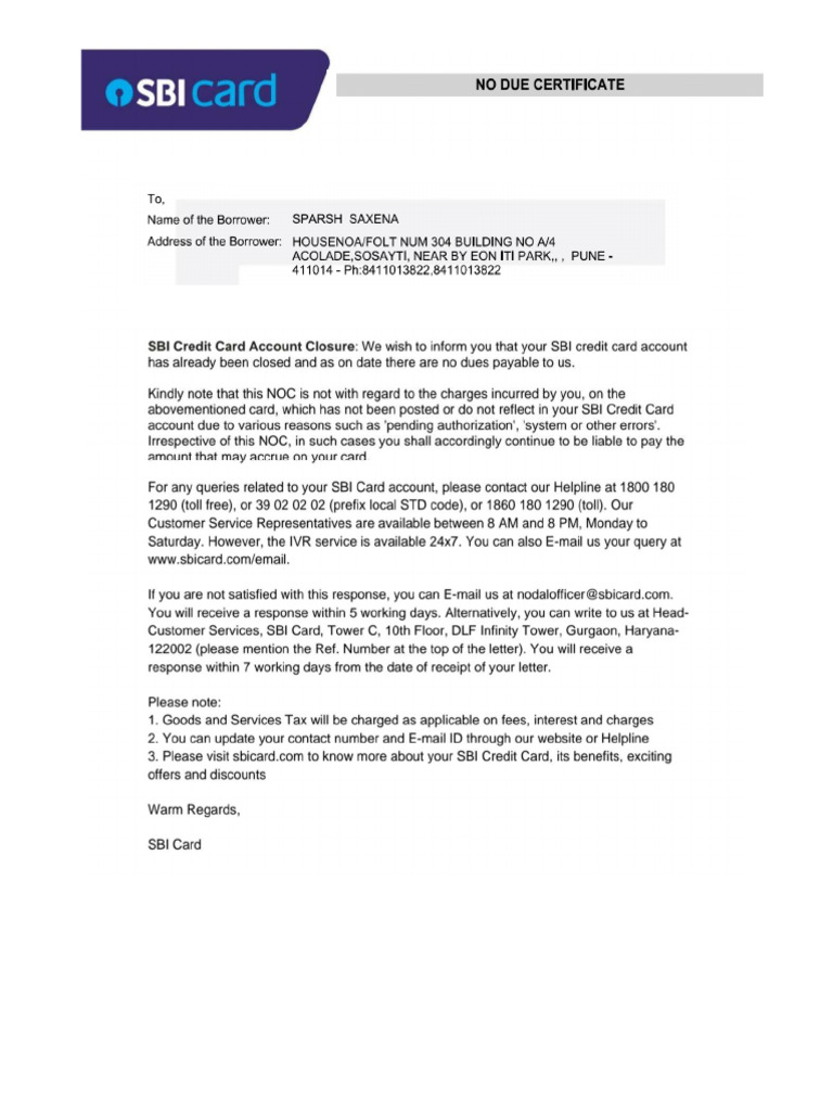 Ending Credit Card Notice - XXXX5504 | PDF