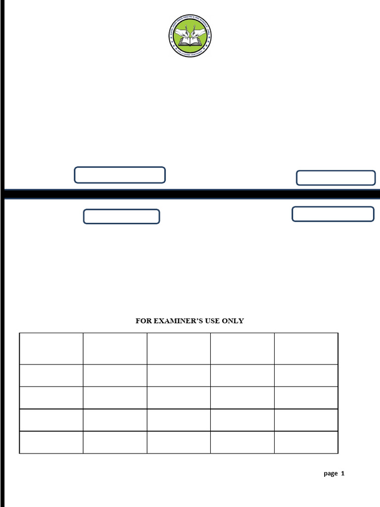 Citizenship Mock Exam for SSCSE 2024 | PDF | Elections | South Sudan
