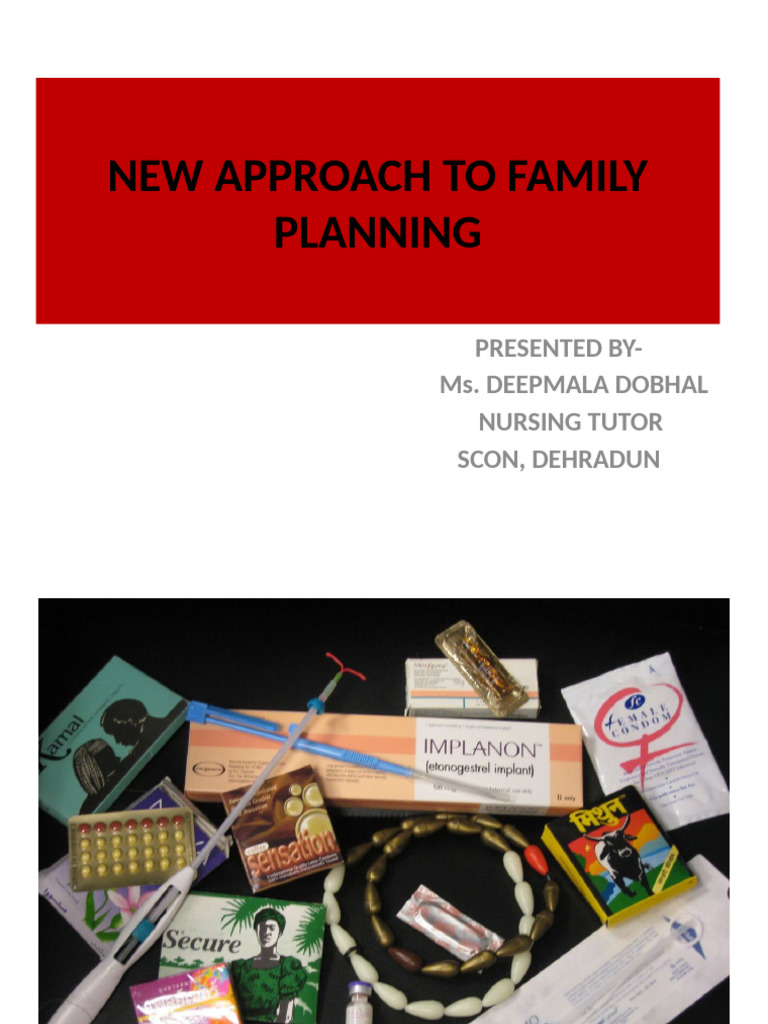 New Approach To Family Planning1 | PDF | Birth Control | Family Planning