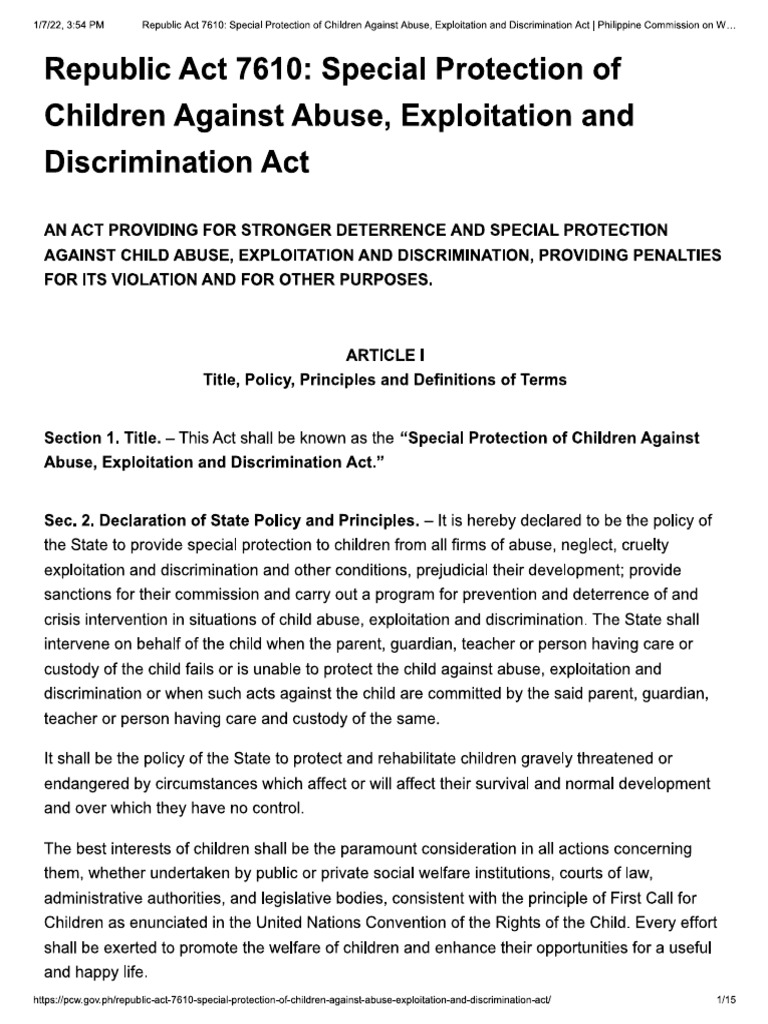 Ra 7610 | PDF