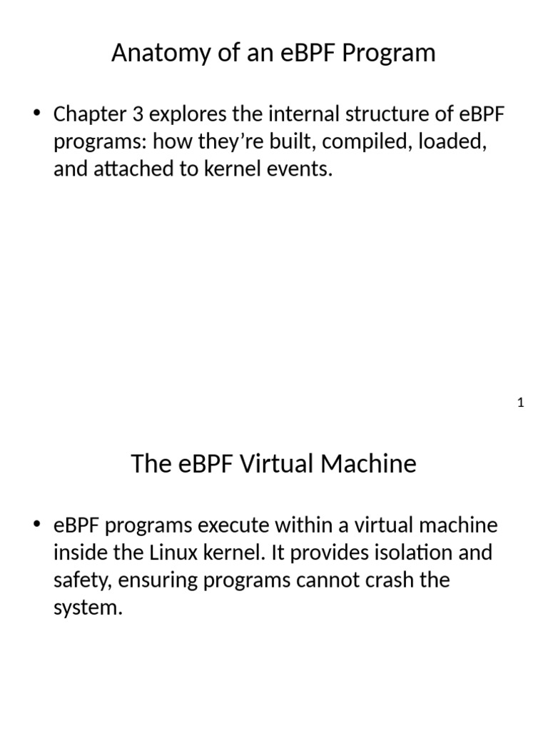 Chapter3 Anatomy of EBPF Program | PDF | Computing | Software Development