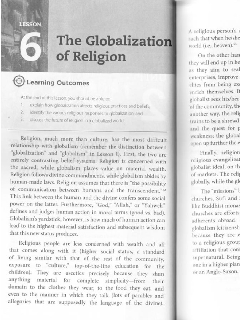 The Globalization of Religion | PDF