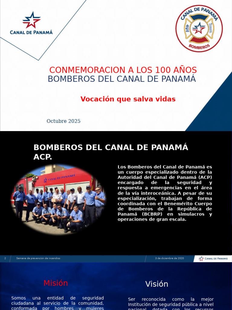 100 Años de Bomberos del Canal de Panamá | PDF | Bombero | Panamá