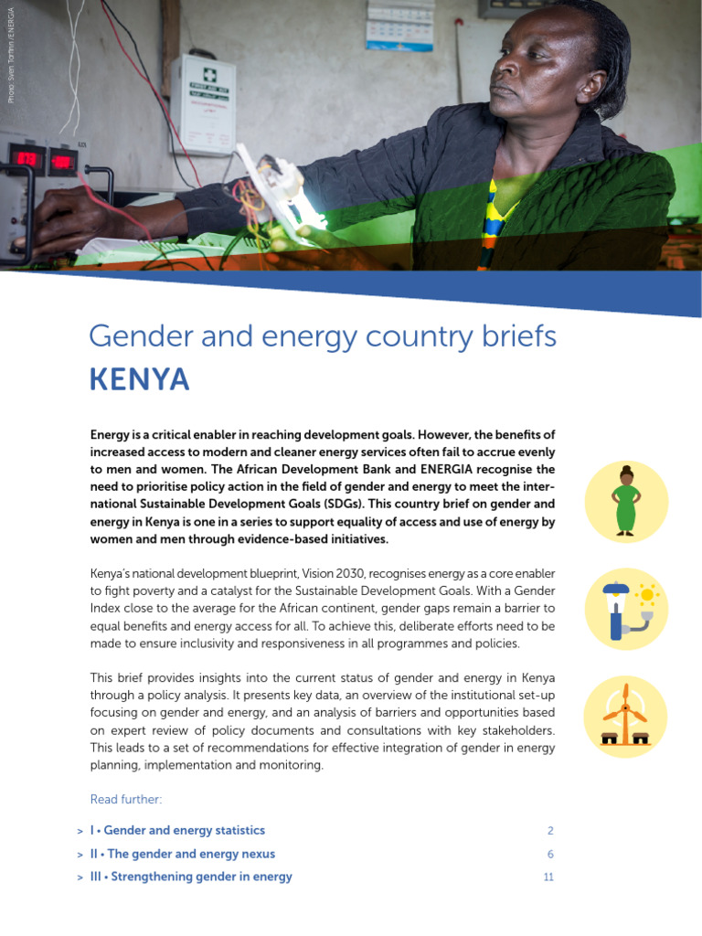 Gender and Energy Insights in Kenya | PDF | Renewable Energy | Solar Power