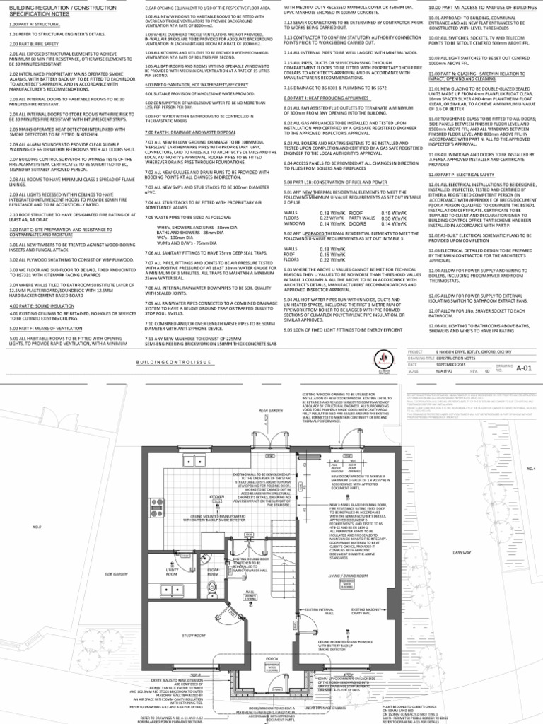 Architectural - Building Control Issue | PDF