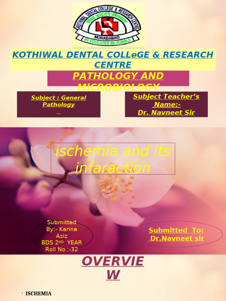 Karina Aziz Presentation | PDF | Ischemia | Blood Vessel