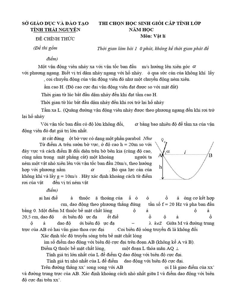 Vat Ly 12-Hsg 12-Sgd Thai Nguyen 2024-2025 | PDF