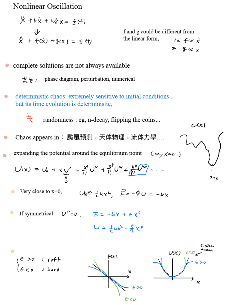 TD2025F-11 Nonlinear Osc | PDF | Mathematical Physics | Applied And ...