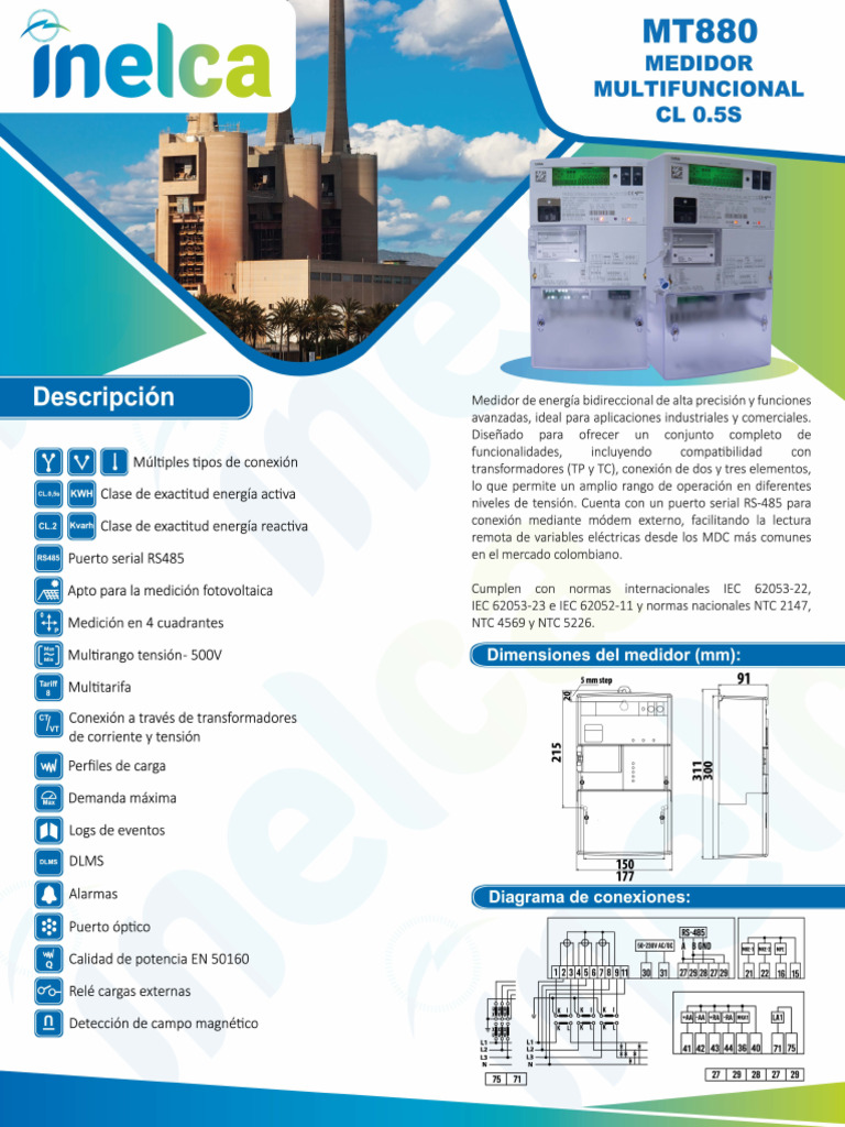 FT - Medidor Iskra Mt880 | PDF