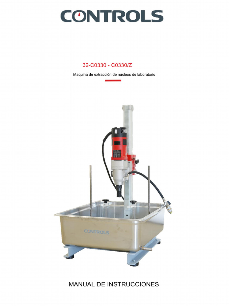 Manual de Máquina de Extracción de Núcleos | PDF | Ingenieria Eléctrica ...