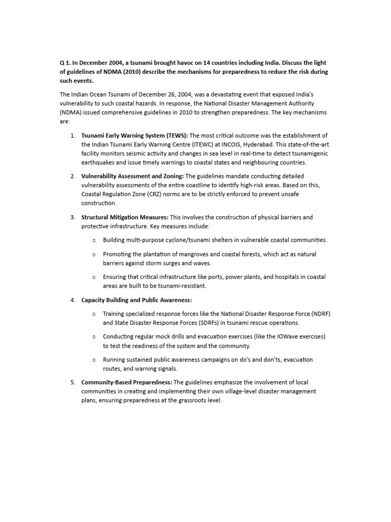 Assignment 2 | PDF | Tsunami | Flood