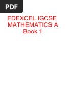 IGCSE Edexcel Maths Formula Sheet | PDF