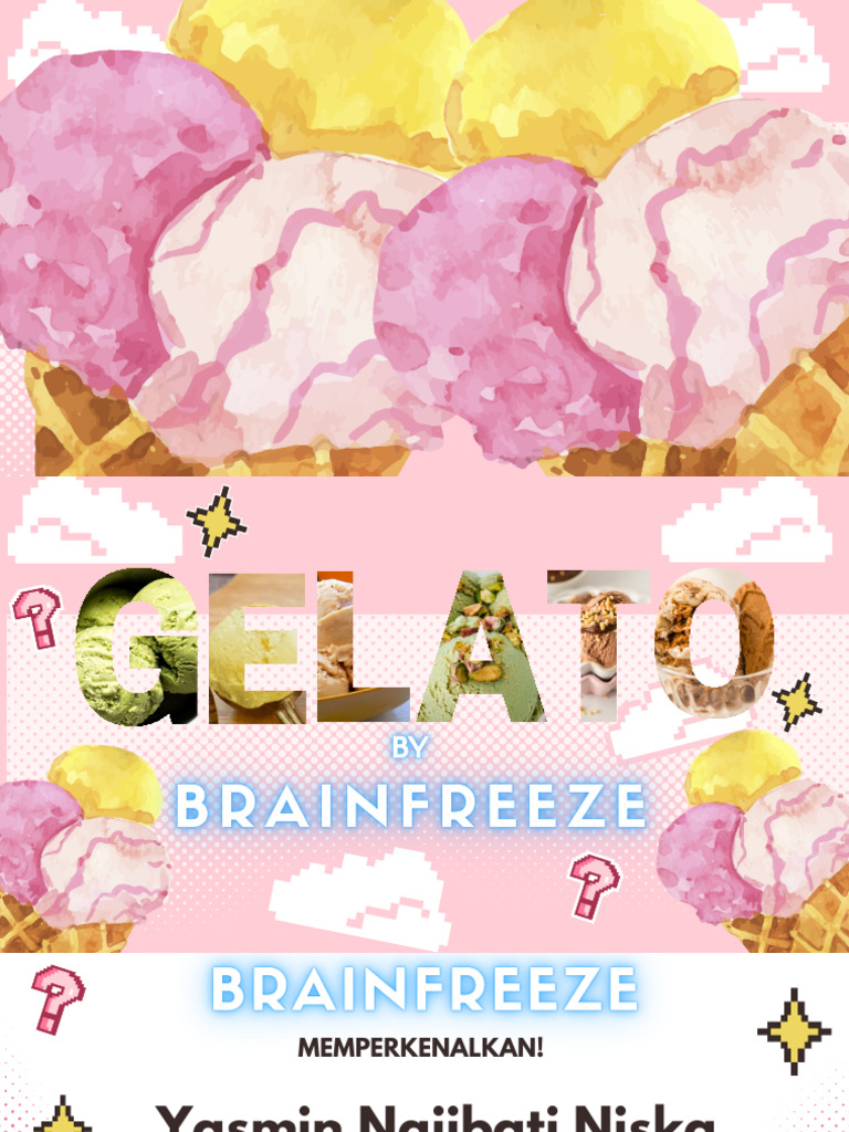 Pink Pixelation Presentasi Makanan | PDF