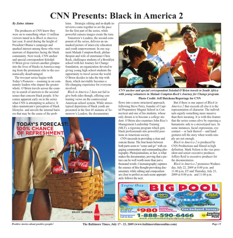 CNN Presents-Black in America 2 | PDF | Entertainment (General)