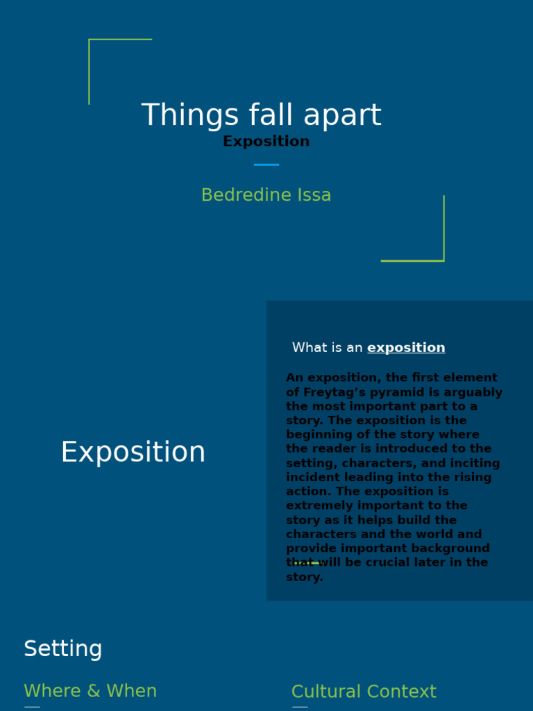 Exposition of Things Fall Apart | PDF