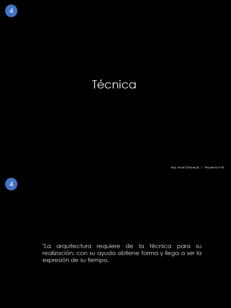 Importancia de la Técnica en Arquitectura | PDF