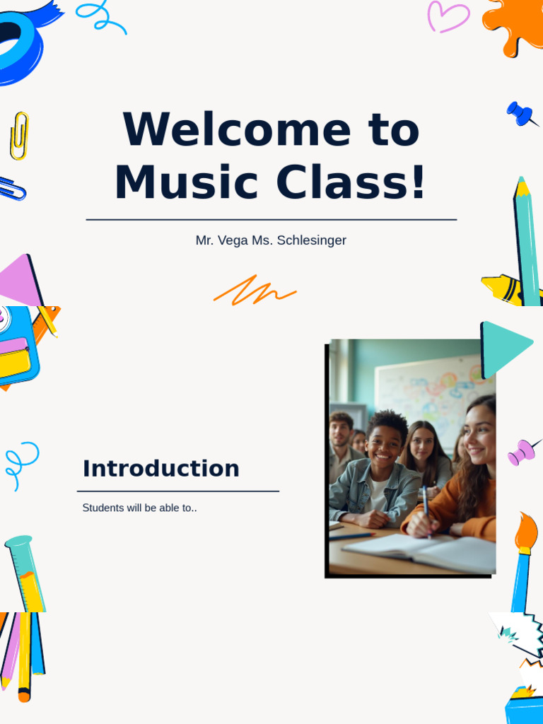 Welcome To Music Class! | PDF
