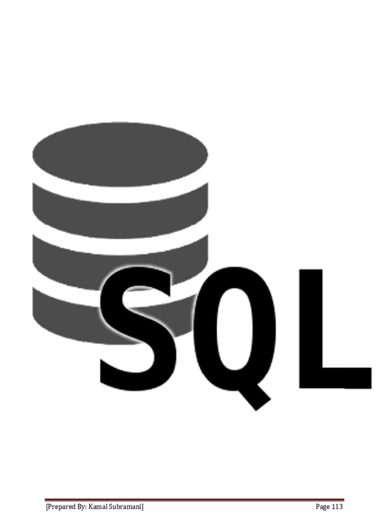 sql | PDF | Database Index | Sql