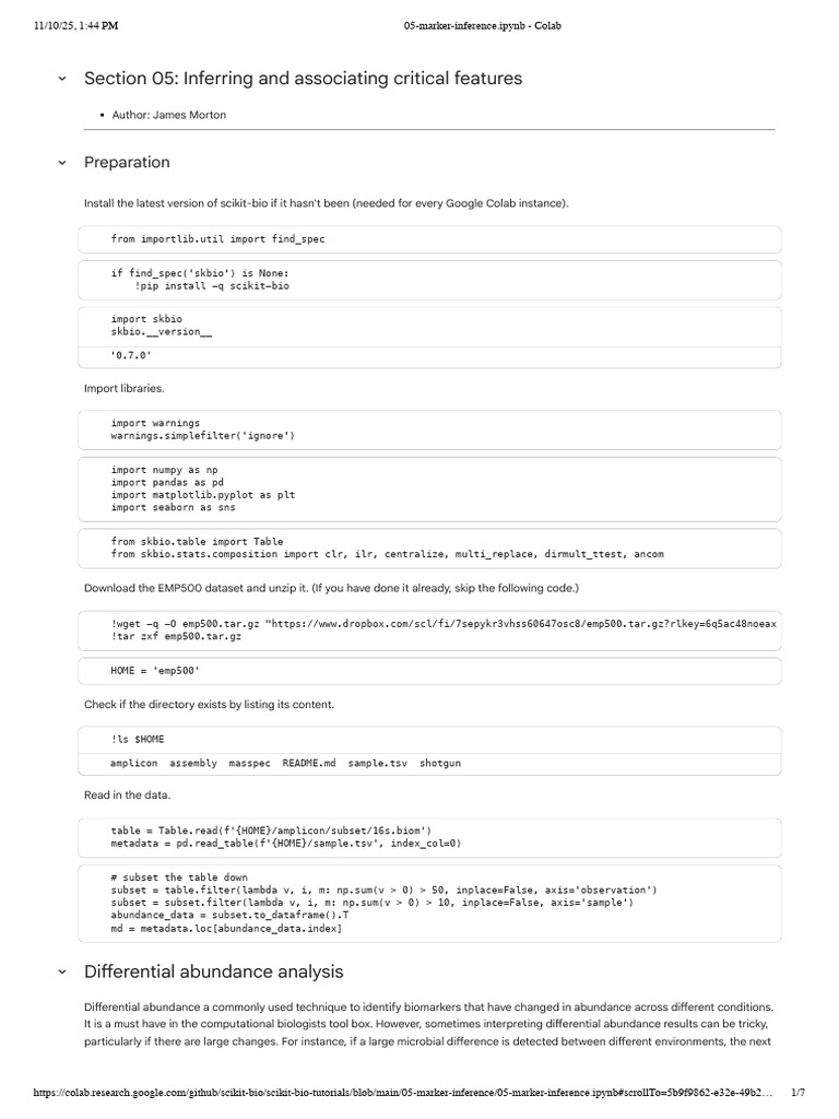 05 Marker Inference - Ipynb Colab | PDF | Student's T Test