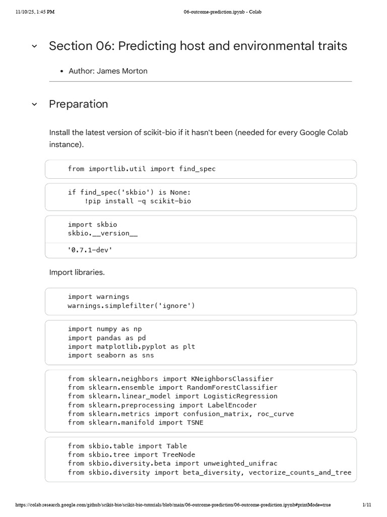 06-outcome-prediction.ipynb - Colab | PDF | Receiver Operating Characteristic | Data Analysis