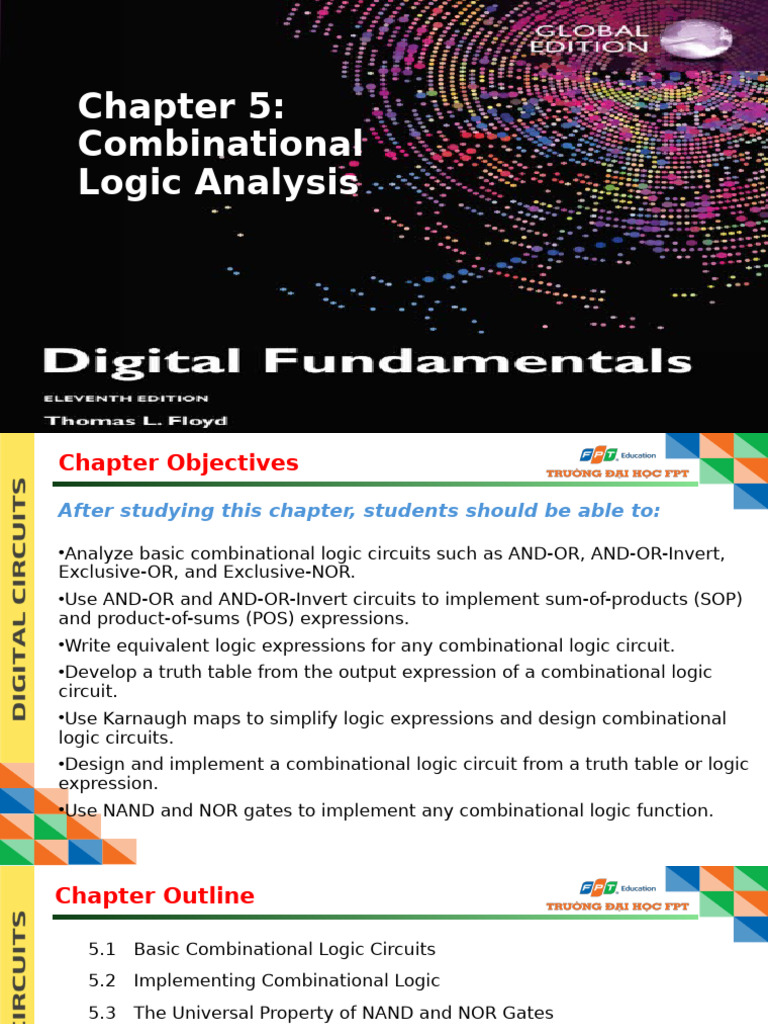 Chapter 5_Combinational Logic Analysis | PDF | Logic Gate | Vhdl