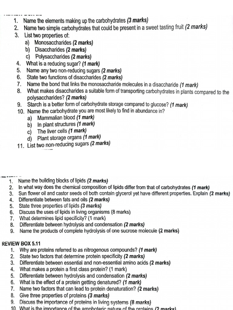Biology Holiday Assignment | PDF