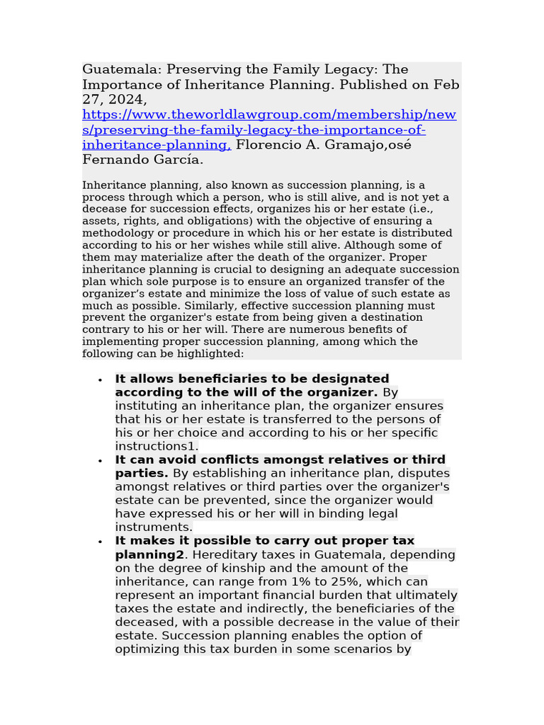 Wills and Inheritance KAJANI | PDF | Will And Testament | Taxes