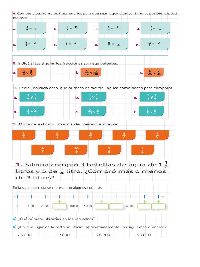 Matemática 6 Grado | PDF