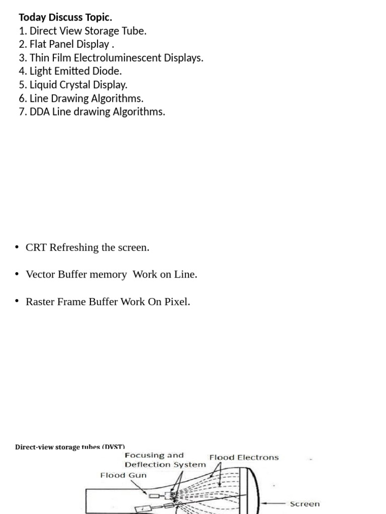 Display Technologies Overview: DVST, LCD, LED | PDF | Liquid Crystal ...